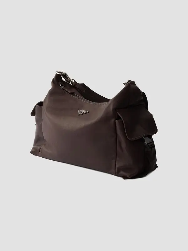 Prada Explore Leather Shoulder Bag