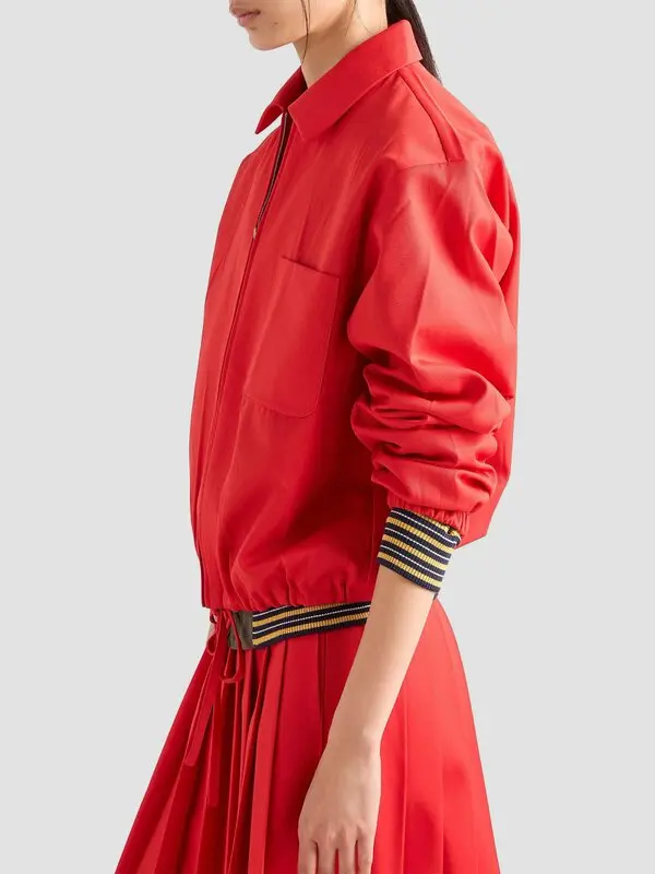 Prada Gabardine Blouson Jacket