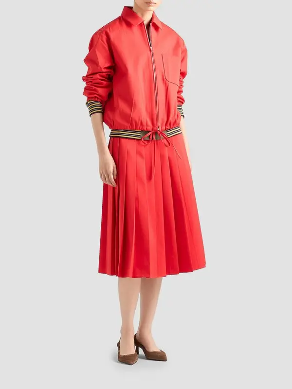 Prada Gabardine Blouson Jacket