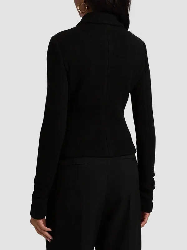 Dolce & Gabbana Tailored Boiled Wool Jacket