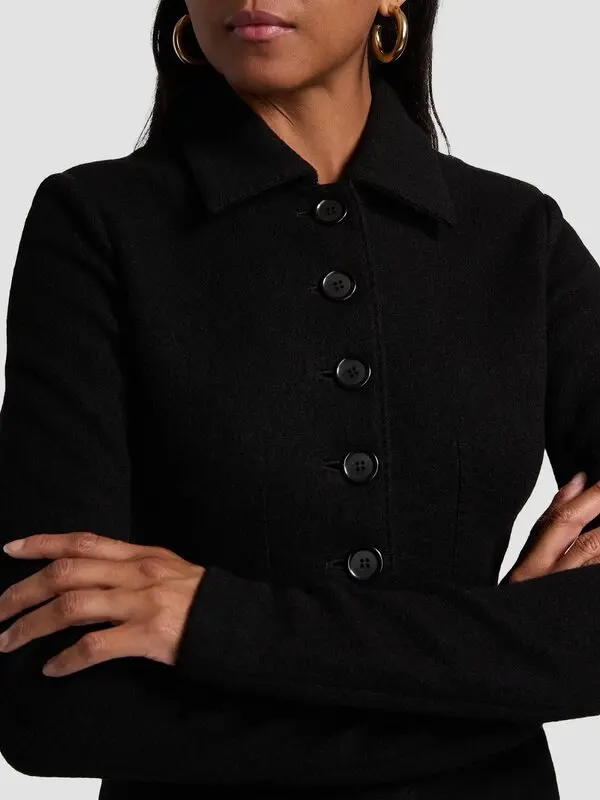 Dolce & Gabbana Tailored Boiled Wool Jacket
