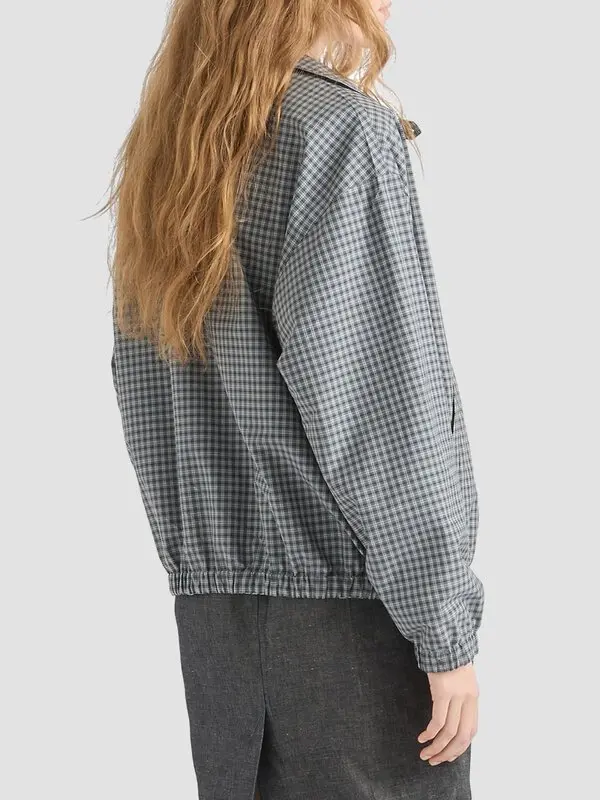 Prada Checked Poplin Jacket