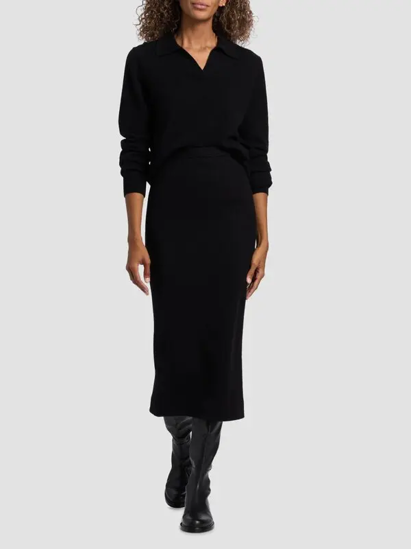 Dolce & Gabbana Wool Pencil Midi-skirt