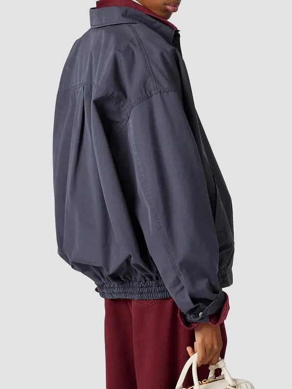 Miu Miu Old Poplin Blouson Jacket