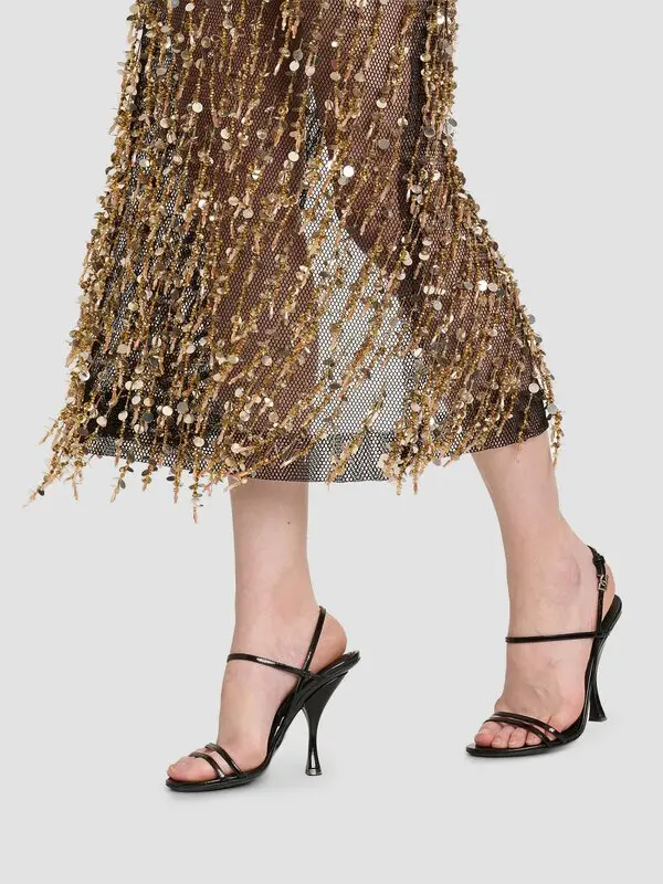Dolce & Gabbana Logo-buckle Leather Sandals