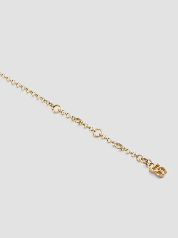 Dolce & Gabbana Goldtone & Glass Crystal Cross Bracelet