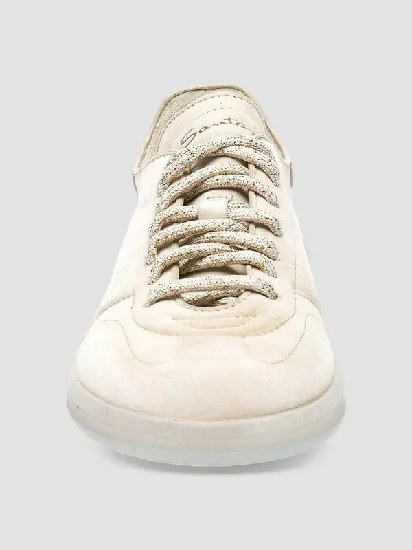 Santoni Oly Suede Low-top Sneakers