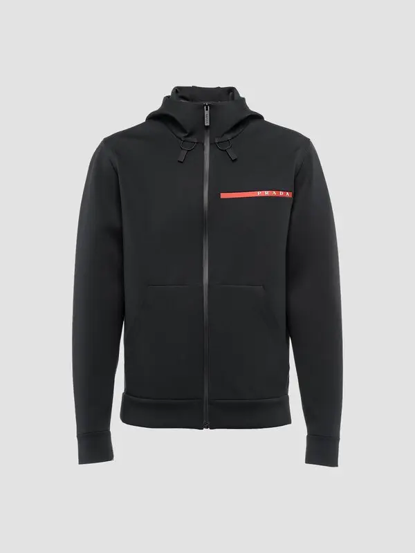 Prada Technical Fabric Hoodie