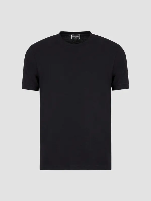 Giorgio Armani Crewneck Stretch T-shirt - Nero