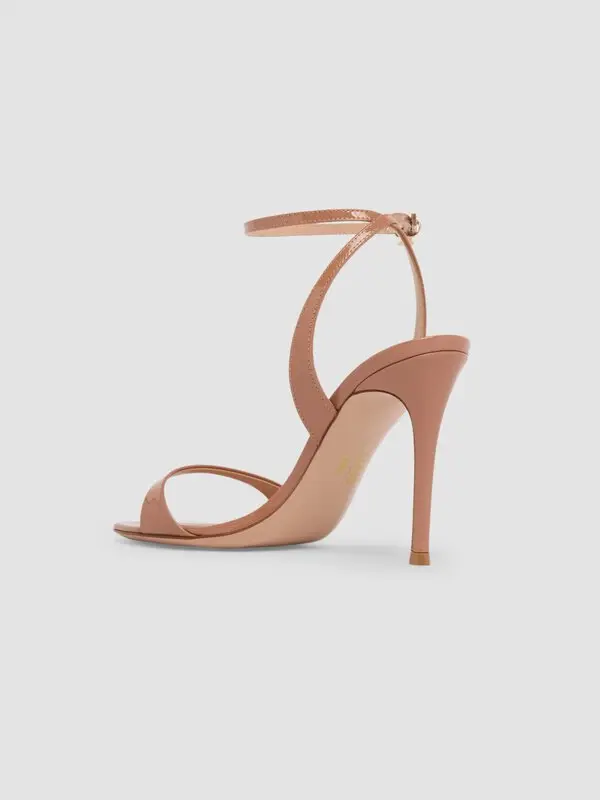 GIANVITO ROSSI 95mm Patent Leather Sandals
