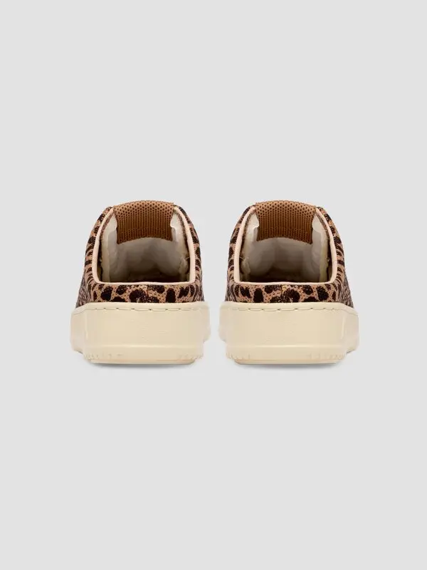 AUTRY Leopard-print Lace-up Mule Sneakers