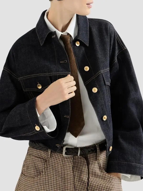 Brunello Cucinelli No-fade Outerwear Jacket With Monili