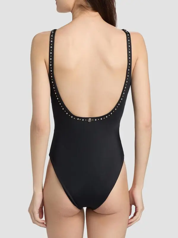 Versace Studded One-piece Swimsuit