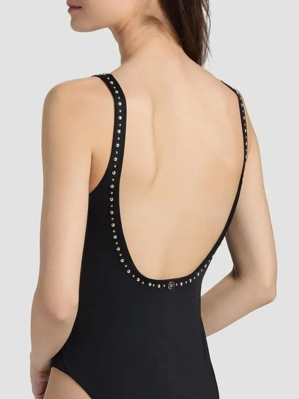 Versace Studded One-piece Swimsuit