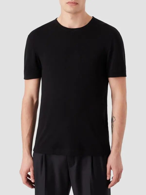 Giorgio Armani Cashmere Jersey Short-sleeve T-shirt