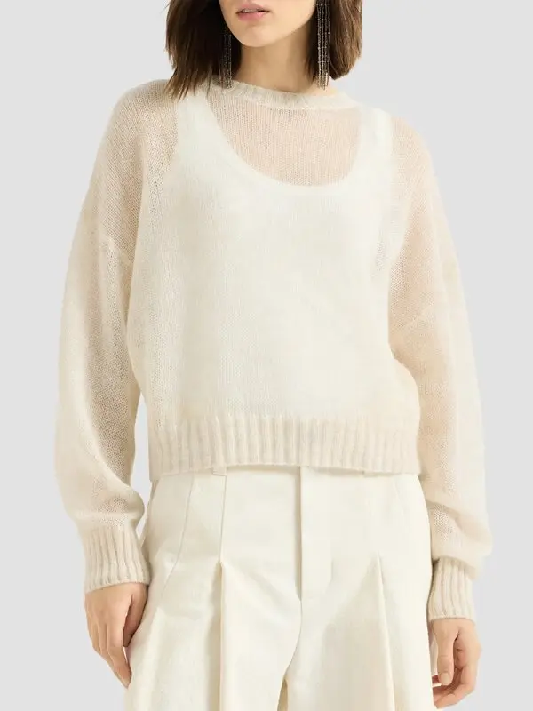 Brunello Cucinelli Mohair And Wool Sweater