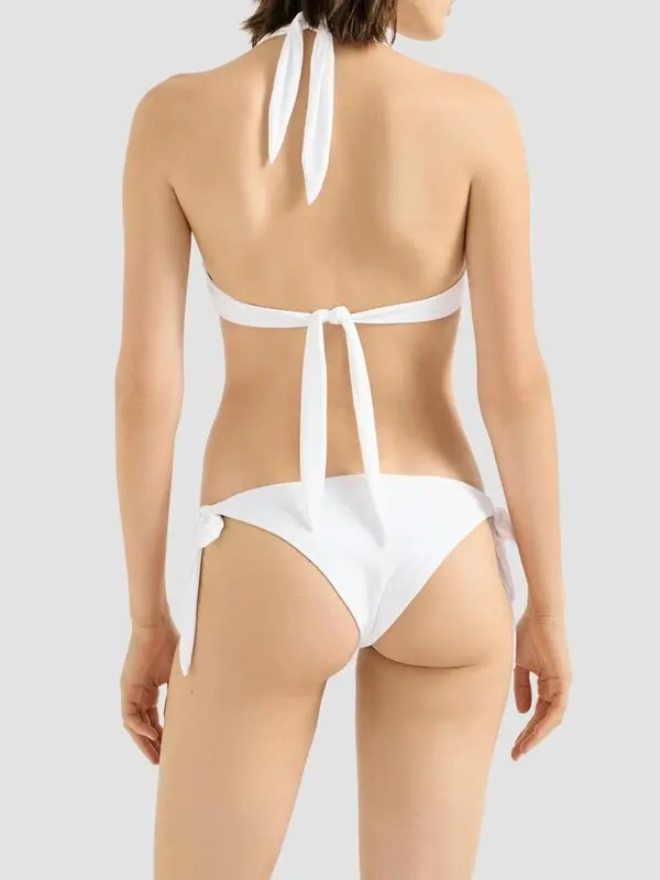 Brunello Cucinelli Techno Jersey Bikini Top