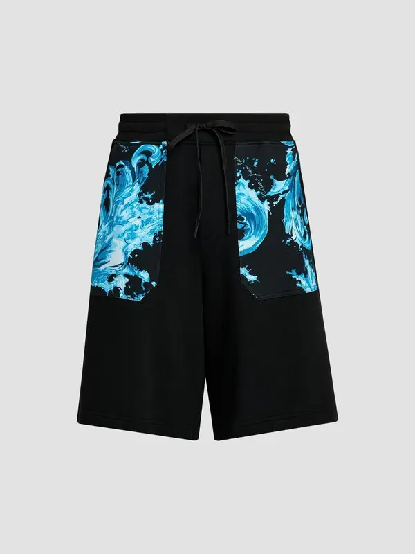 Versace Cotton Gym Shorts