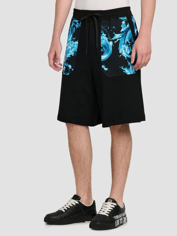 Versace Cotton Gym Shorts
