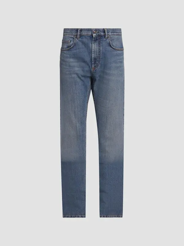 Versace Stretch Light Stone Slim-straight Jeans