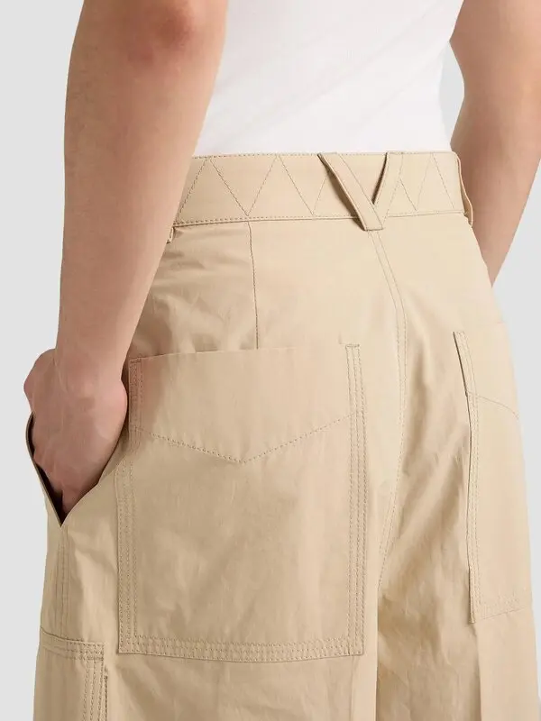 Bottega Veneta Cotton Toile Cargo Shorts