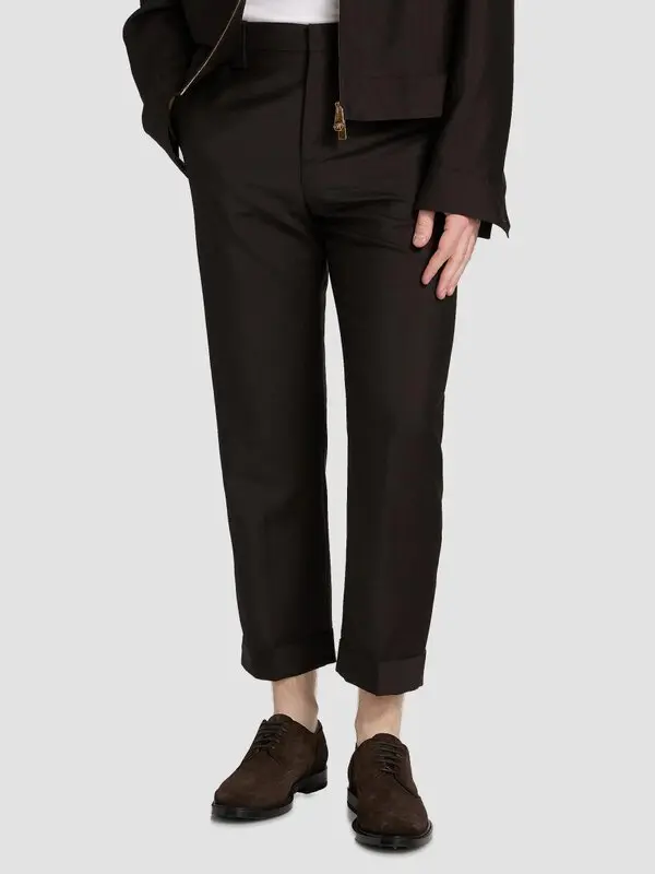Versace Wool-mohair Trousers