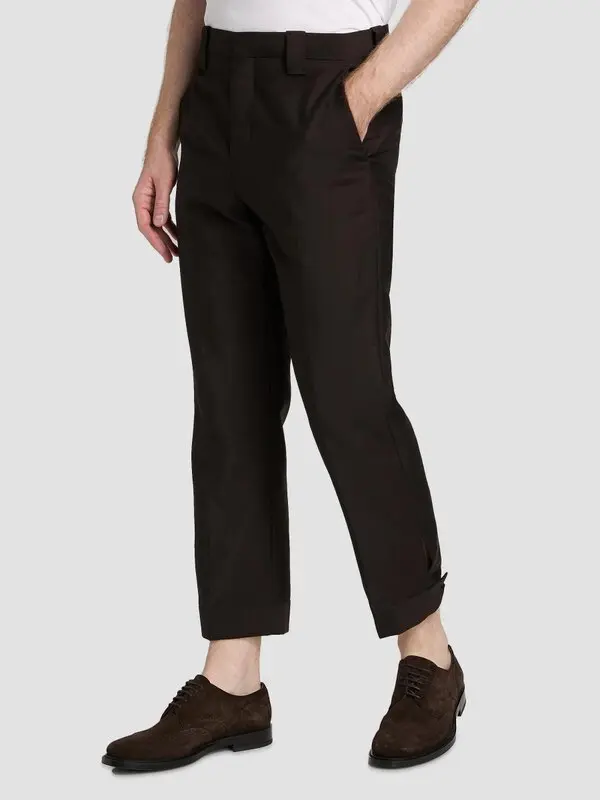Versace Wool-mohair Trousers