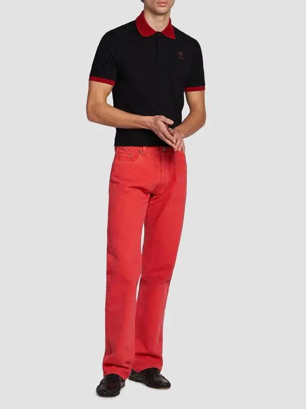 Versace Non-stretch Straight-leg Jeans