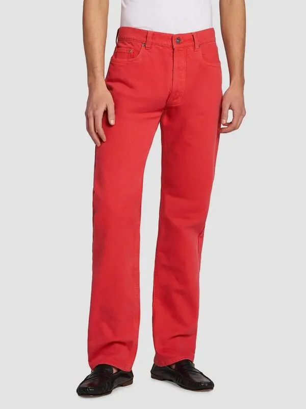 Versace Non-stretch Straight-leg Jeans