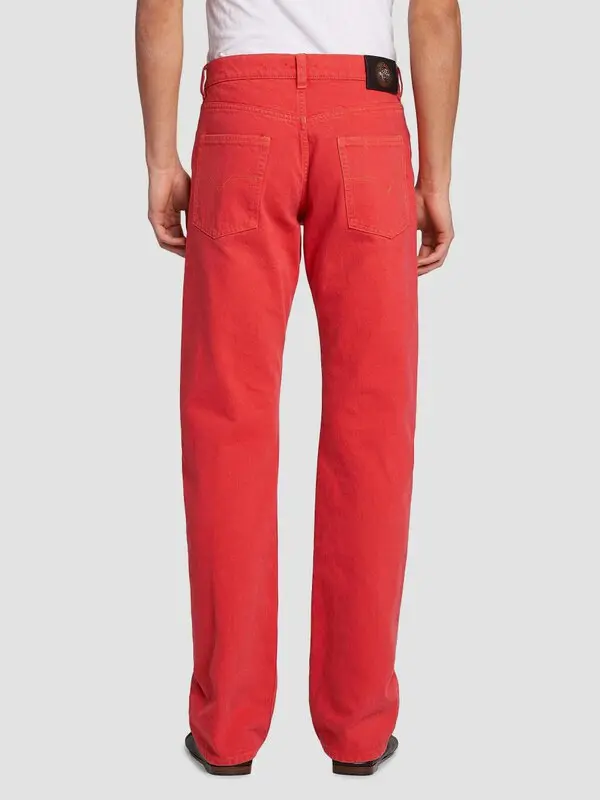 Versace Non-stretch Straight-leg Jeans