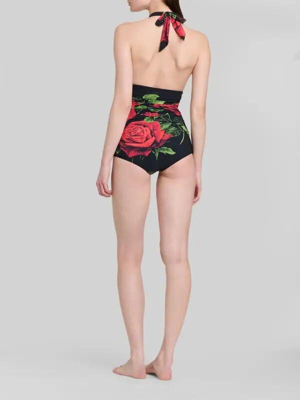 Dolce & Gabbana St. Sicilia Retro One-piece Swimsuit