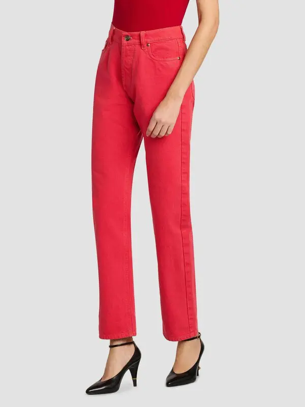 Versace Straight Midi-rise Jeans