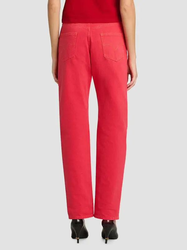 Versace Straight Midi-rise Jeans