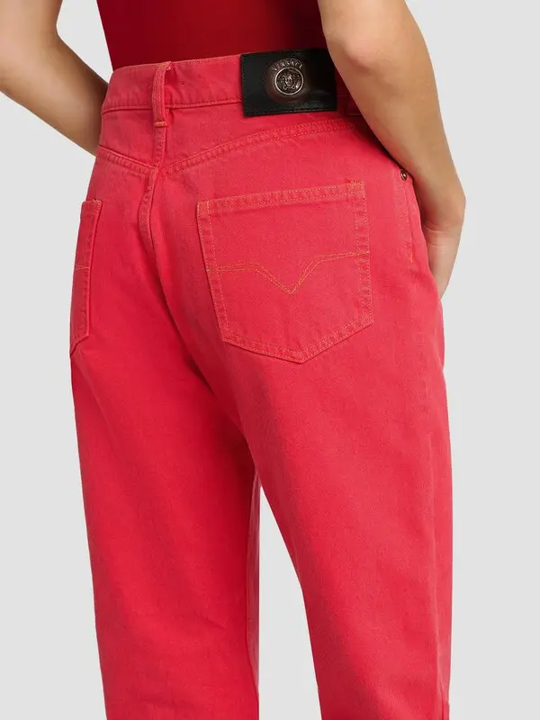 Versace Straight Midi-rise Jeans