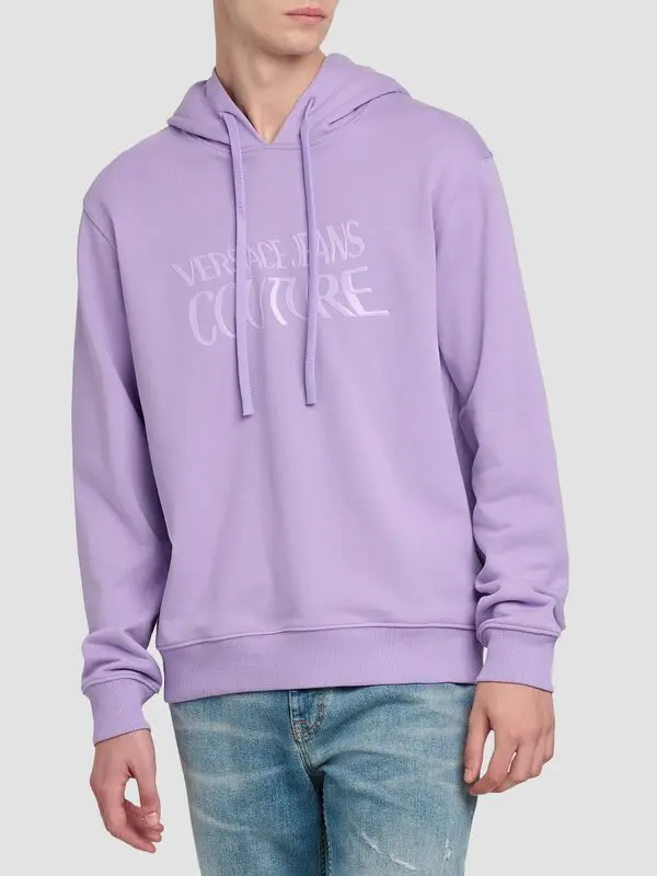 Versace Logo Hooded Sweatshirt