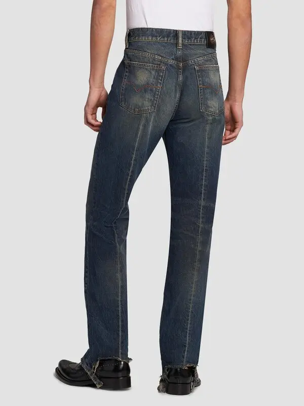Versace Non-stretch Vintage Shibuya Straight-leg Jeans