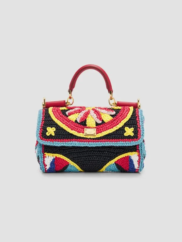 Dolce & Gabbana Anticipo Carretto Top Handle Bag - Multi Red