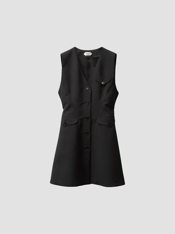 Versace Lightweight Wool-mohair Minidress