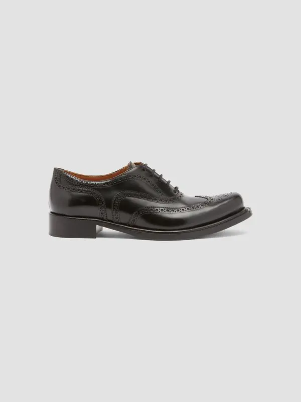 Versace Brogue Leather Oxford Loafers