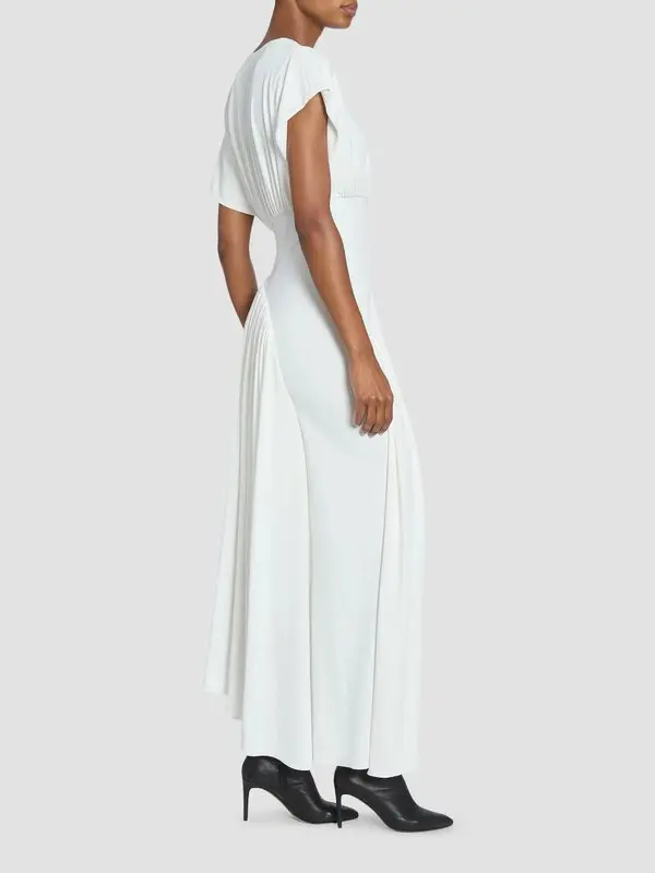 Rabanne Asymmetric Short-sleeve Midi-dress