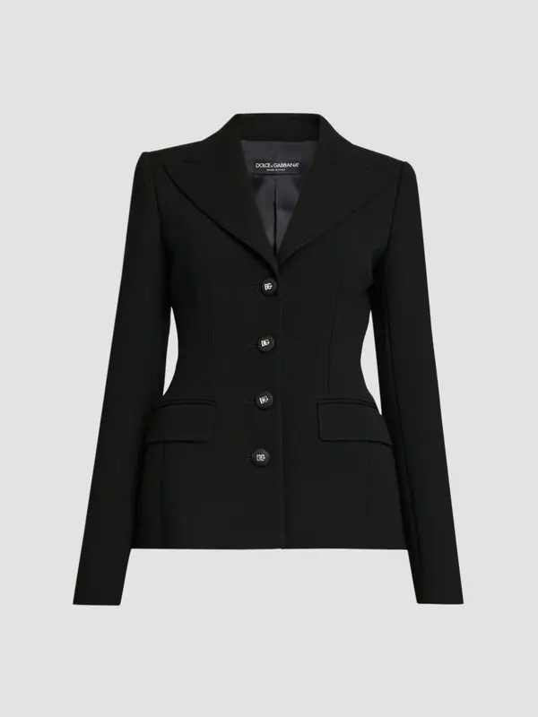 Dolce & Gabbana Virgin Wool Tailored Single-breasted Jacket