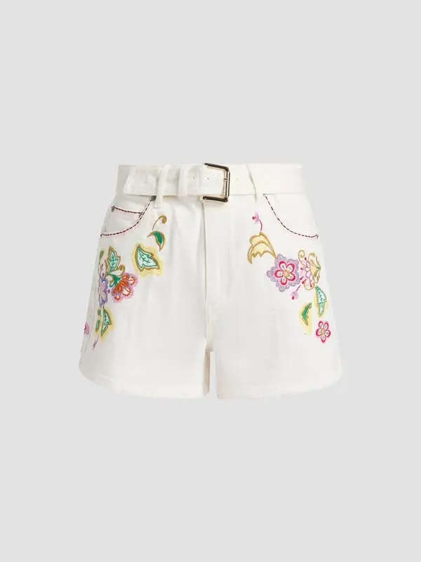 Cinq À Sept Jardin Boheme Belted Ceil Shorts