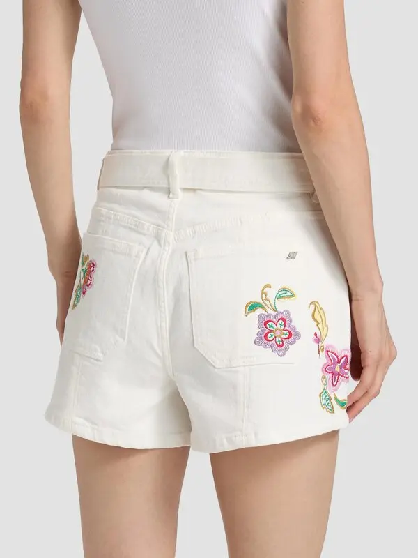Cinq À Sept Jardin Boheme Belted Ceil Shorts