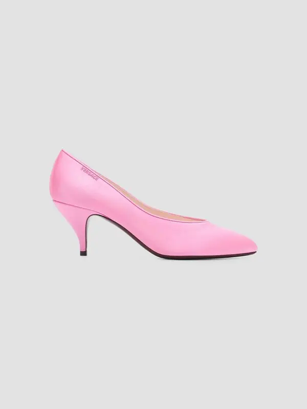Versace 65mm Medusa Silk Pumps