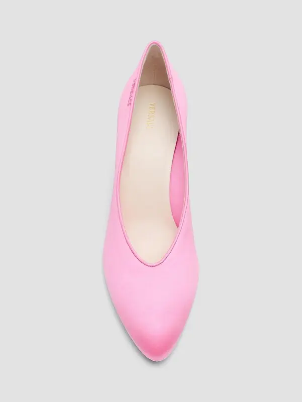 Versace 65mm Medusa Silk Pumps