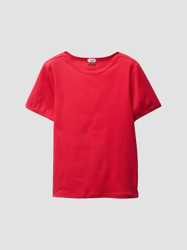 Versace Stretch-cotton T-shirt - Bright Red