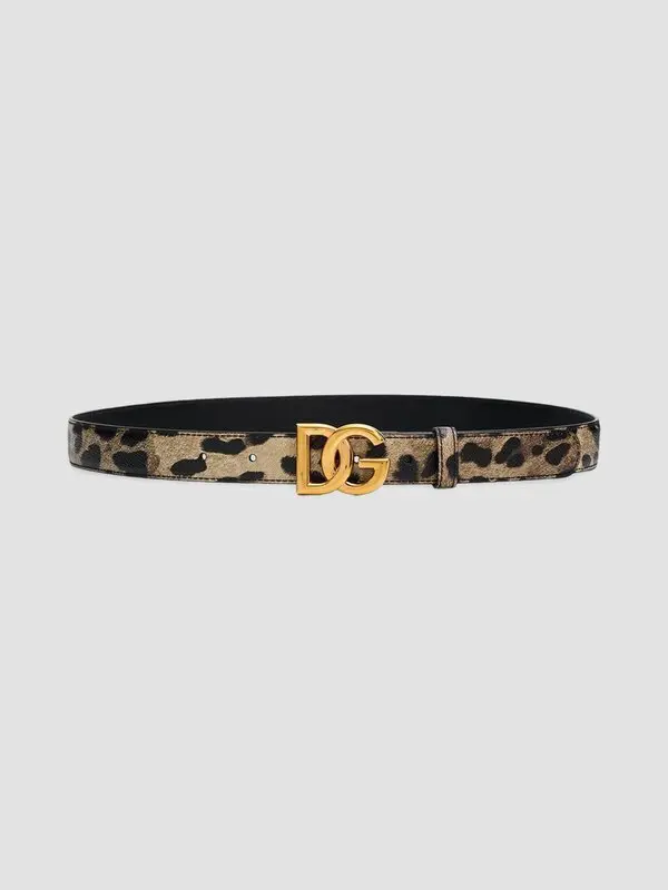 Dolce & Gabbana Canazei Stampato -print Belt
