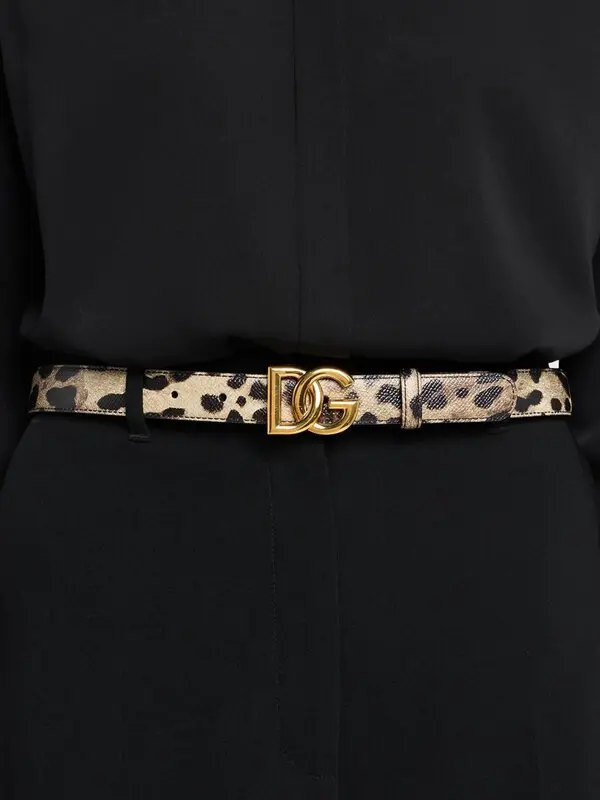 Dolce & Gabbana Canazei Stampato -print Belt