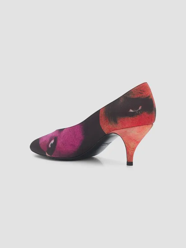 Versace Tina 65mm Printed Pumps