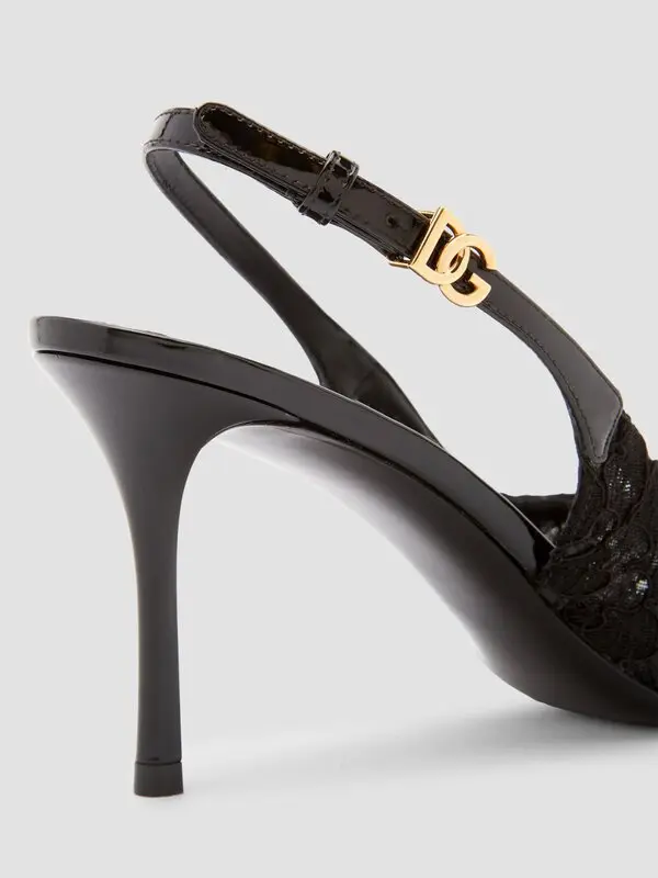 Dolce & Gabbana Lace Slingback Pumps